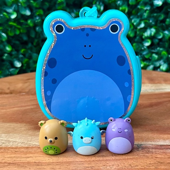 Squishmallows | Toys | Squishalong By Squishmallows Agnolo The Tadpole Clip Case Bundle | Poshmark